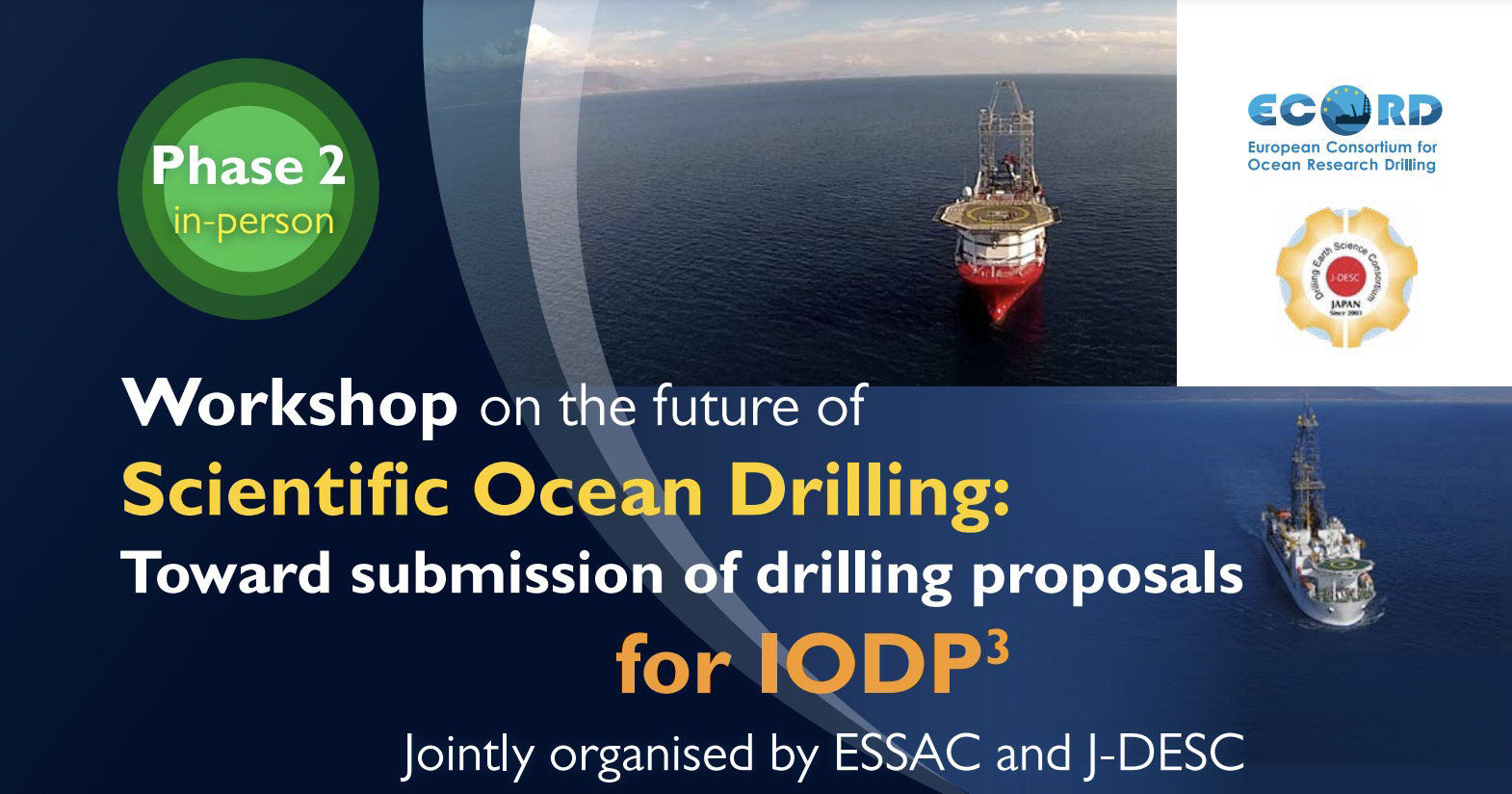 Post-2024に向けた日欧共催のWS登録開始（締切12/23） - J-DESC-日本地球掘削科学コンソーシアム